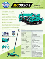 MAEDA Mini Cranes Catalogs - MAEDA Mini Cranes